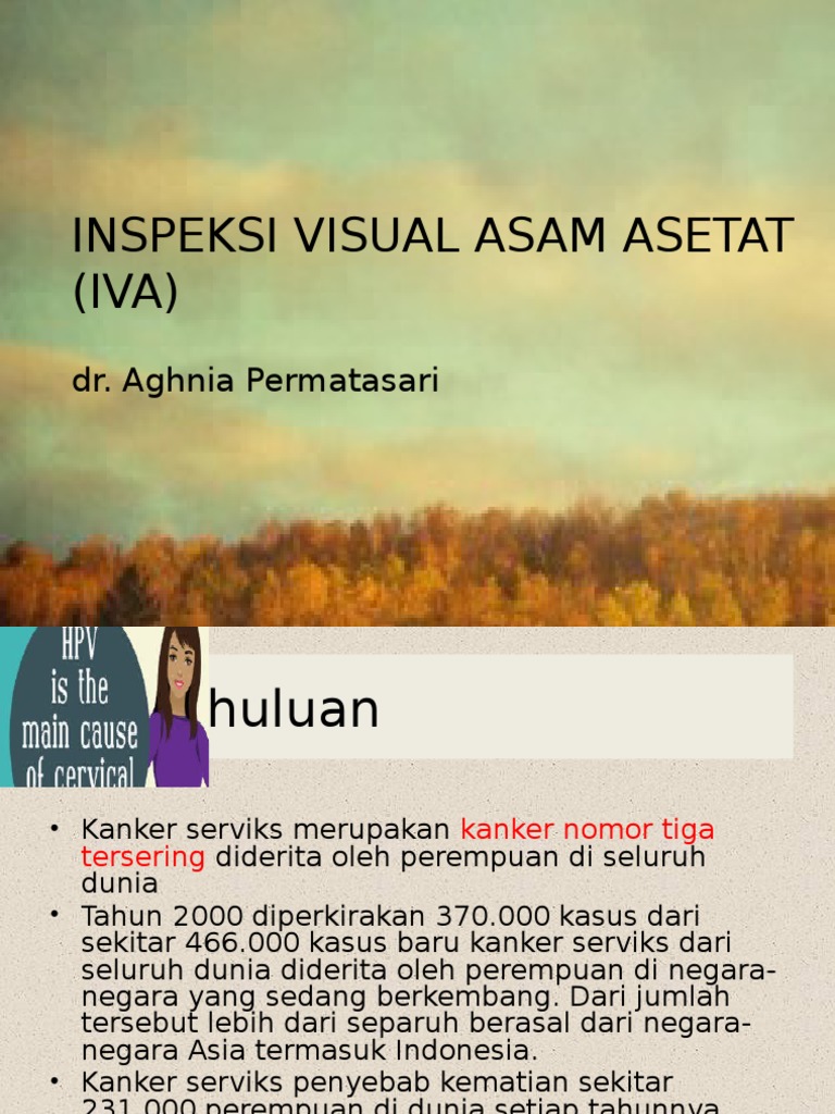Inspeksi Visual Asam Asetat (Iva) | PDF