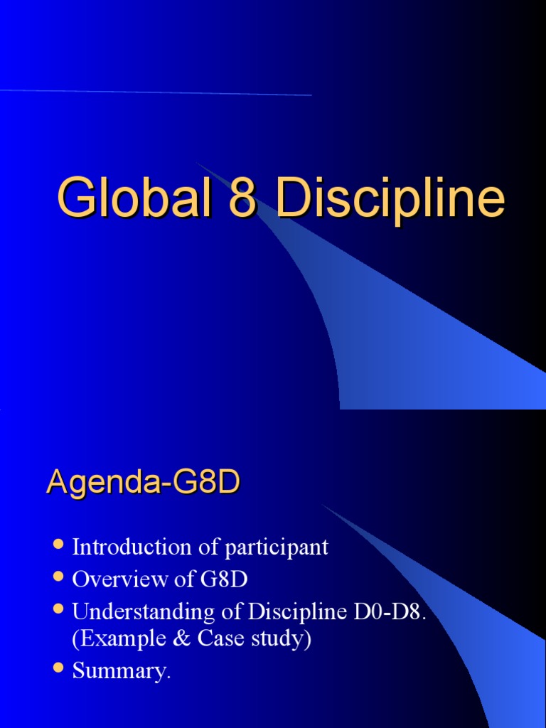 G8D | PDF | Verification And Validation | Decision Making