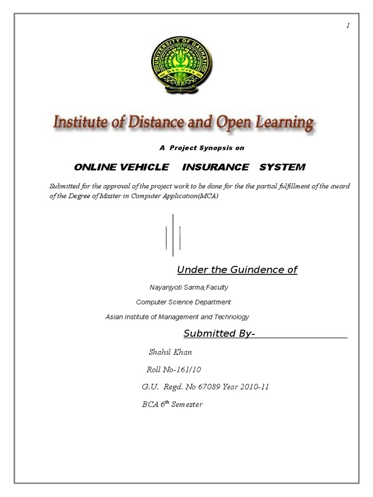Online Vehicle Insurance System Overview | PDF | Java Server Pages ...