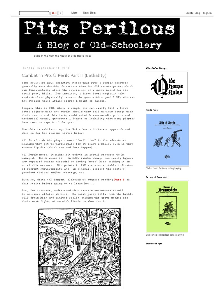 Pits Perilous - Combat in Pits & Perils Part II (Lethality) | PDF | Orc (Middle Earth ...