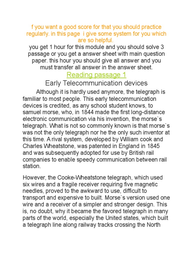 Early Telecommunication Devices | PDF | Telegraphy | Telephone