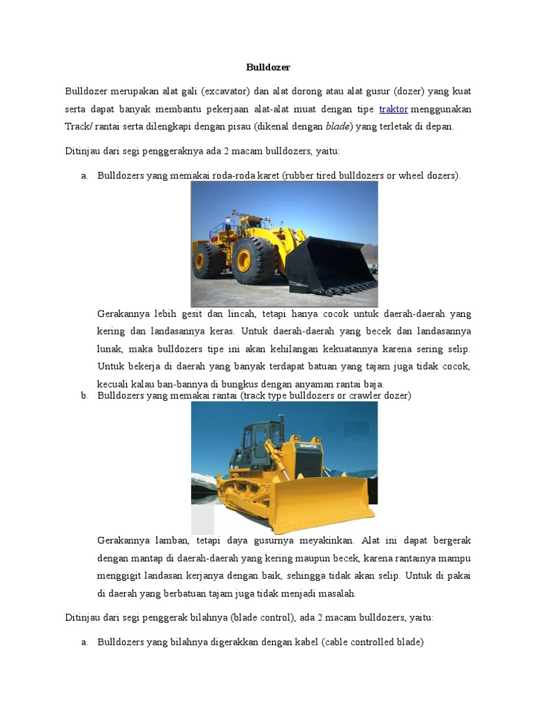 Bulldozer | PDF