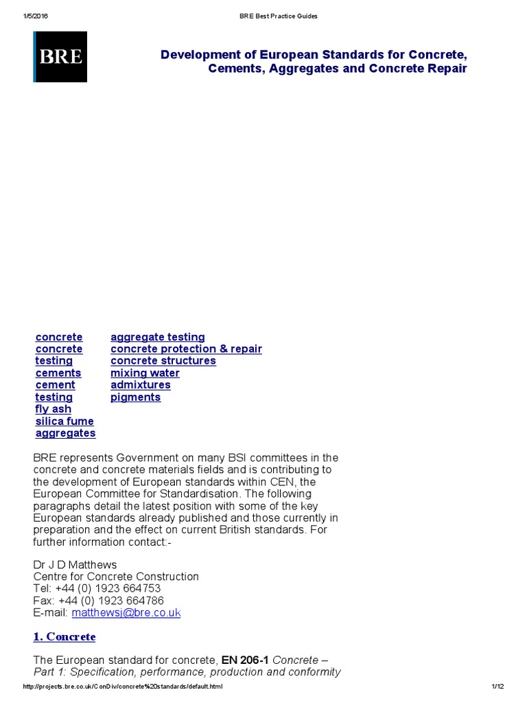BRE Best Practice Guides | PDF | Concrete | Construction Aggregate