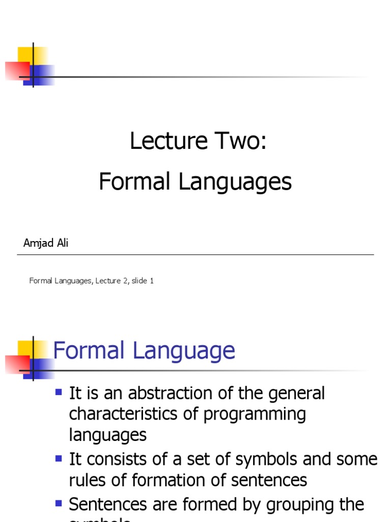 Introduction to Formal Languages | PDF | String (Computer Science) | Formalism (Deductive)