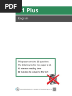 11 Plus NVR Practice Test 1 | PDF | Shape | Rectangle