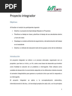 Que Es Un Proyecto Integrado | PDF