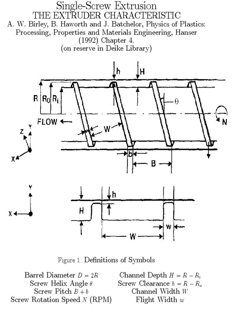Understanding Single-Screw Extrusion Through Analysis of Drag Flow ...