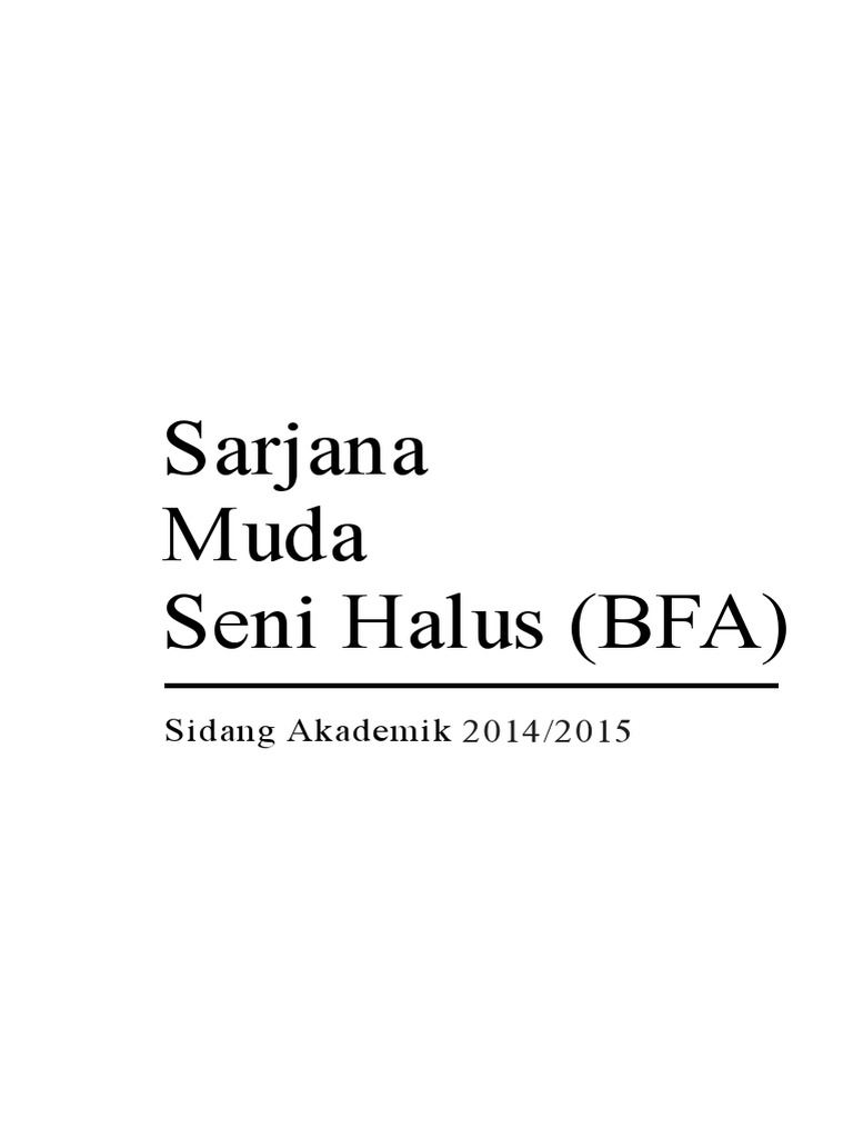 Seni Halus Usm | PDF
