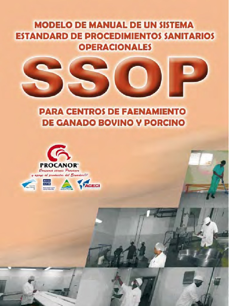 Manual SSOP | PDF | Análisis de Riesgo y Puntos Críticos de Control ...