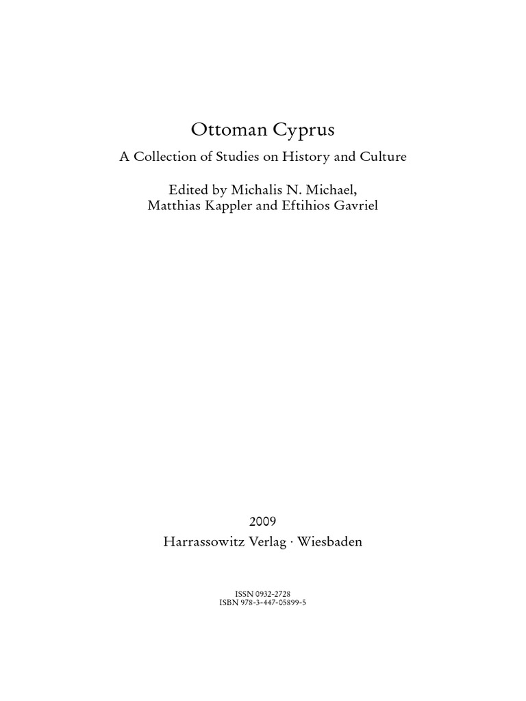 Ottoman Cyprus | PDF | Ottoman Empire | Cyprus