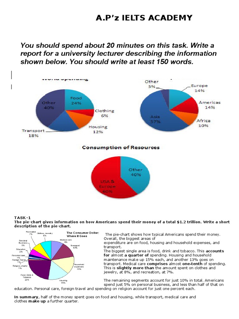 Task 1 Pie Chart | PDF