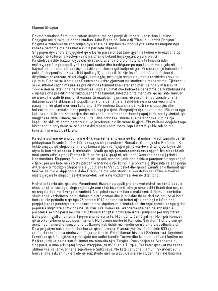 Flamuri Shqiptar | PDF