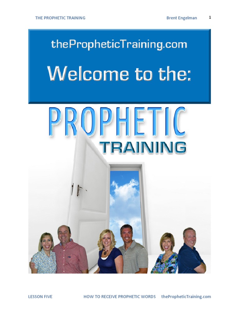 Lesson Five Prophetic | PDF | Prophecy | Paul The Apostle
