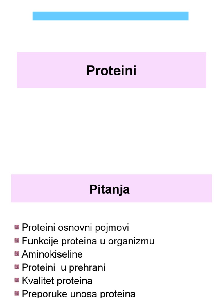 2,1, Proteini | PDF