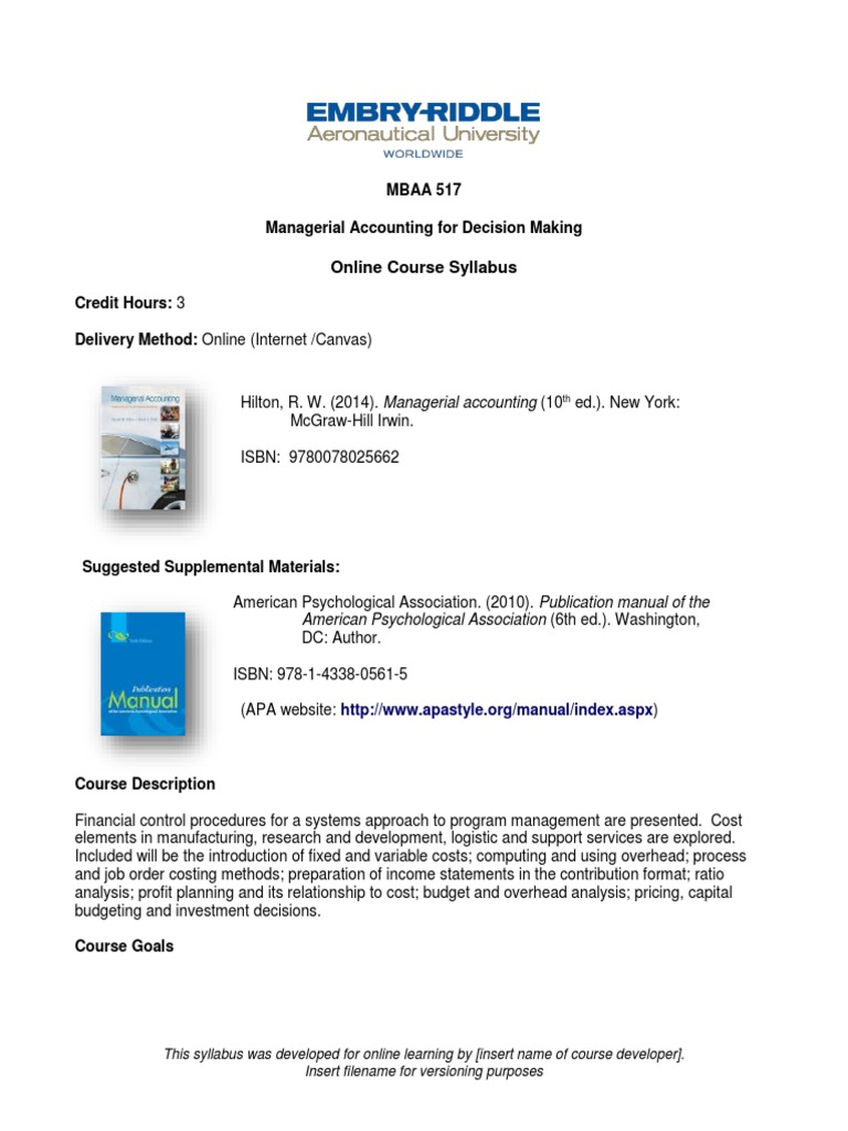 MBAA 517 Syllabus | PDF | Strategic Management | Plagiarism