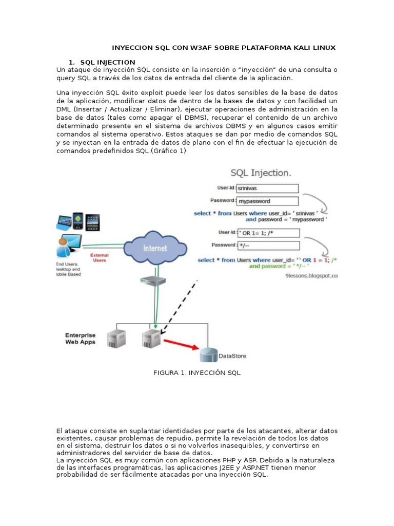 SQL Injection | PDF | SQL | Tabla (base de datos)