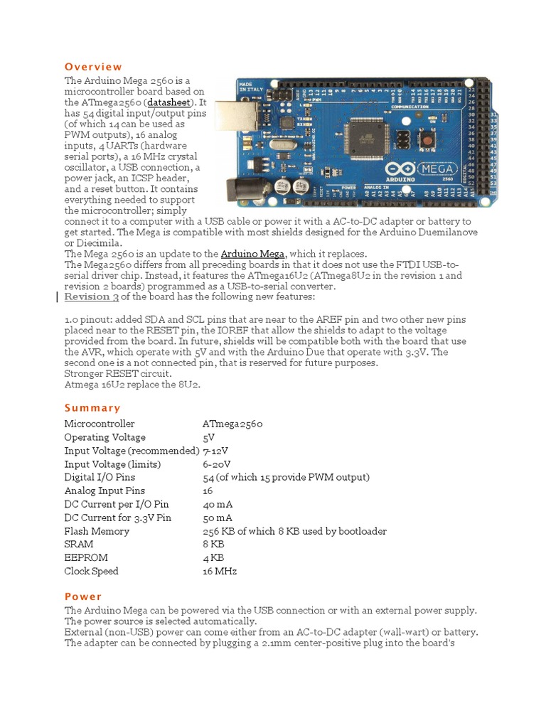 Arduino Mega 2560 ICSP - DFU | PDF | Arduino | Electronic Engineering