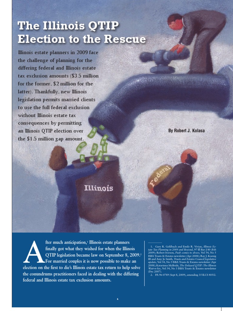 The Illinois QTIP Election To The Rescue | PDF | Estate Tax In The ...