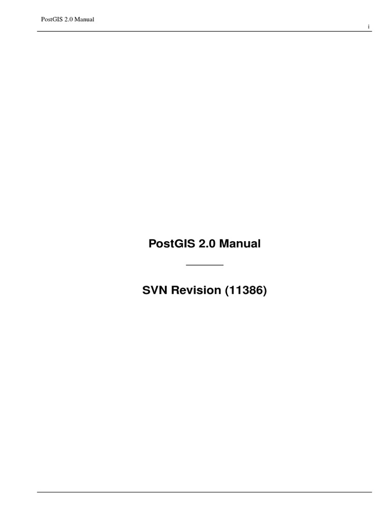 Postgis-2 0 | PDF | Data Management | Computing