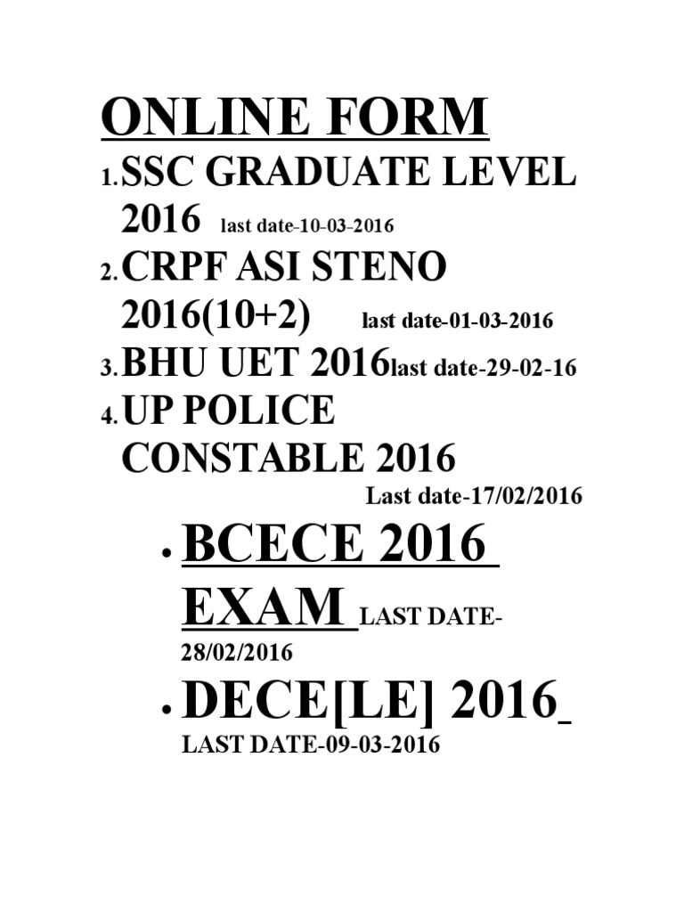 Online Form | PDF