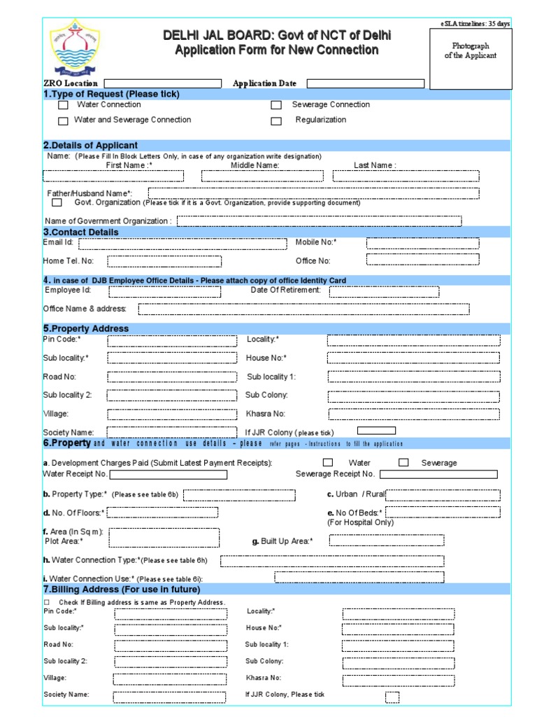 New Connection Form | PDF | Identity Document | Deed