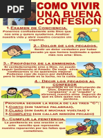 Dibujos Cinco Pasos para Hacer Una Buena Confesion | PDF