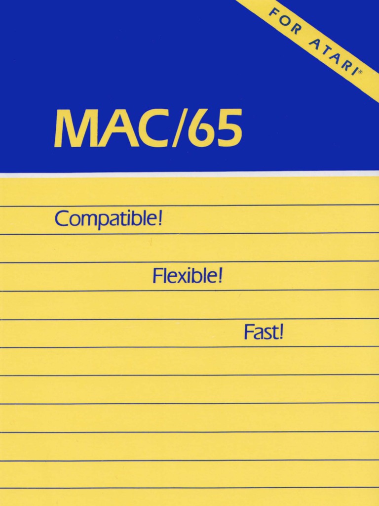 Mac/65 / DDT | PDF | Assembly Language | Command Line Interface