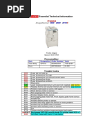 Sharp Copier Error Code Guide | PDF | Photocopier | Printer (Computing)