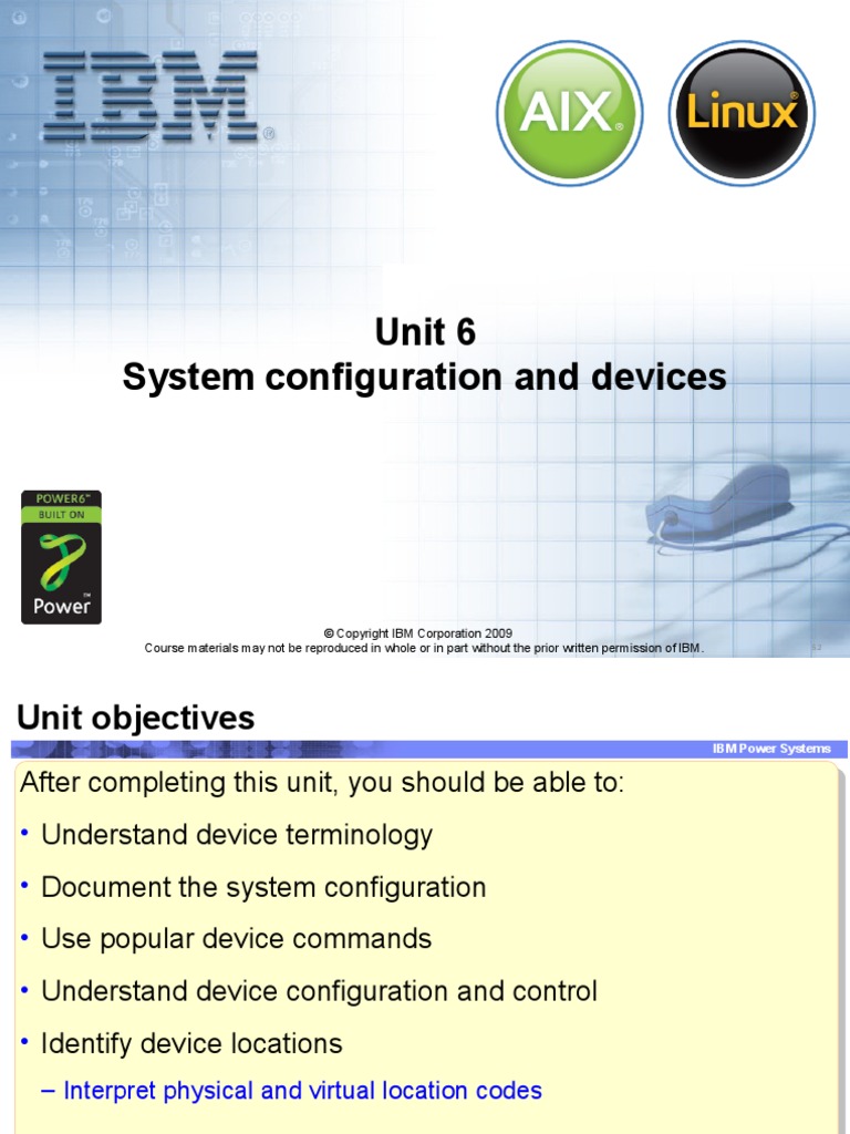 AIX SYSTEM & Device configuration | 64 Bit Computing | Disk Storage