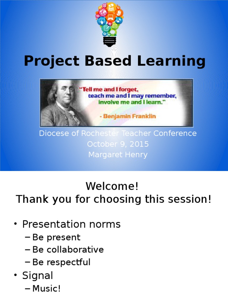 Project Based Learning PDF Project Based Learning Epistemology