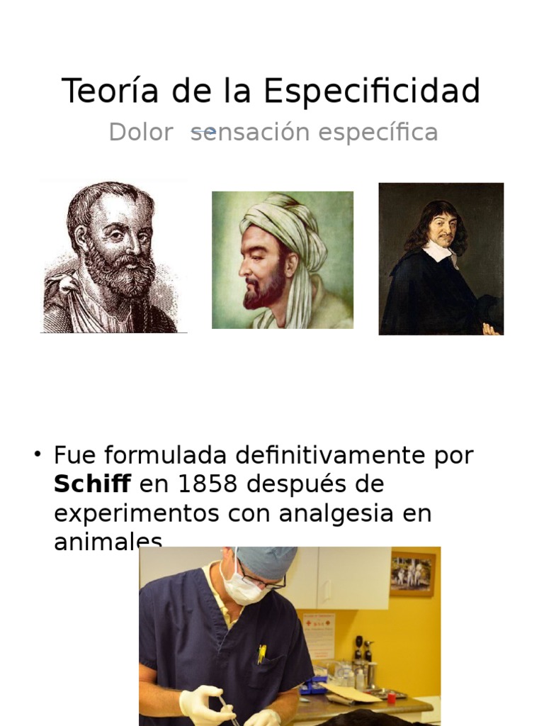 Teoría de La Especificidad | PDF