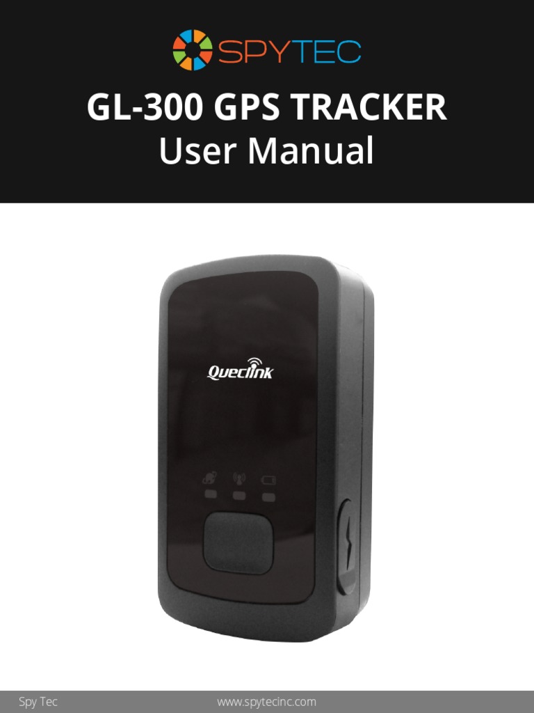 Gl-300 Gps Tracker User Manual Rev2 | PDF | Menu (Computing) | Button ...