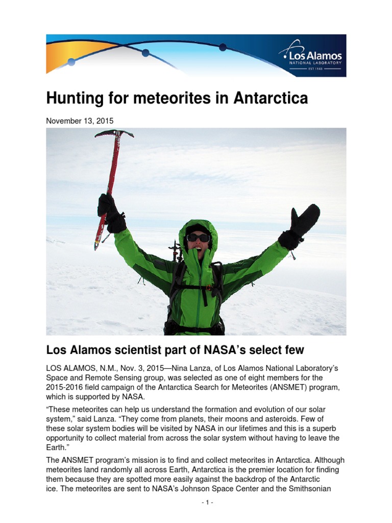 11.03 Hunting For Meteorites | PDF | Meteorite | Curiosity (Rover)