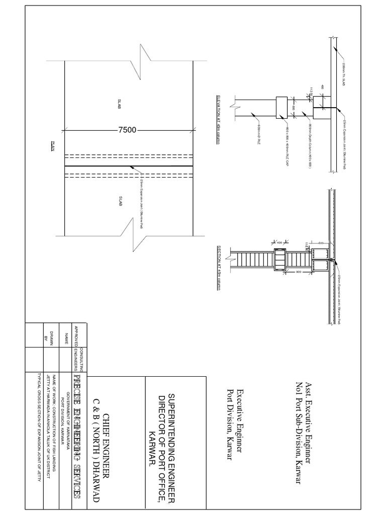 Harwad Jetty Plan H4 Slab and Beam Rev2 Model | PDF | Technology ...