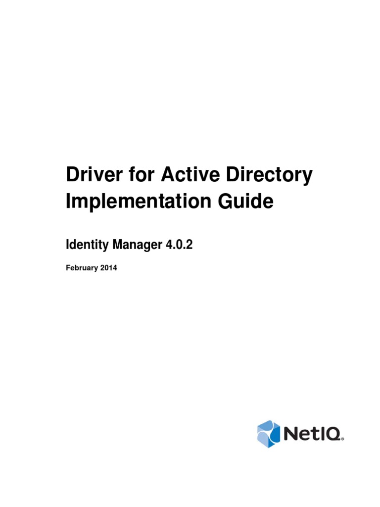 Ad - Idm, Netiq, Identity Manager | PDF | Active Directory | Microsoft Windows