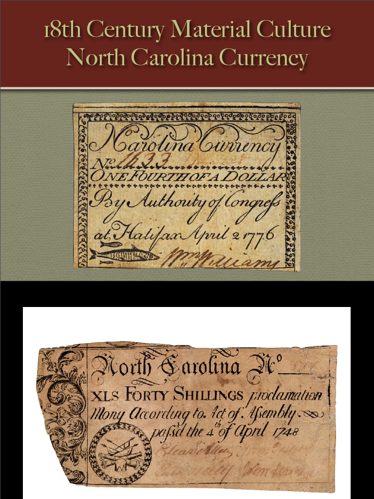 Money - North Carolina | PDF | Shilling | Penny