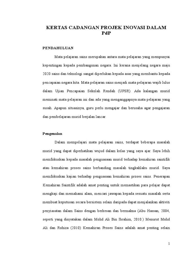 contoh kertas cadangan projek - Emily Ogden