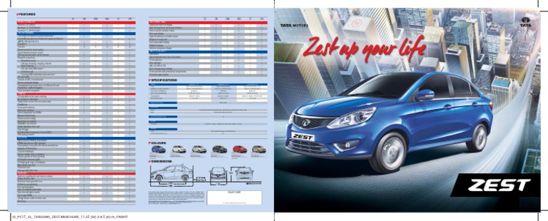 ZEST Brochure | PDF | Seat Belt | Headlamp