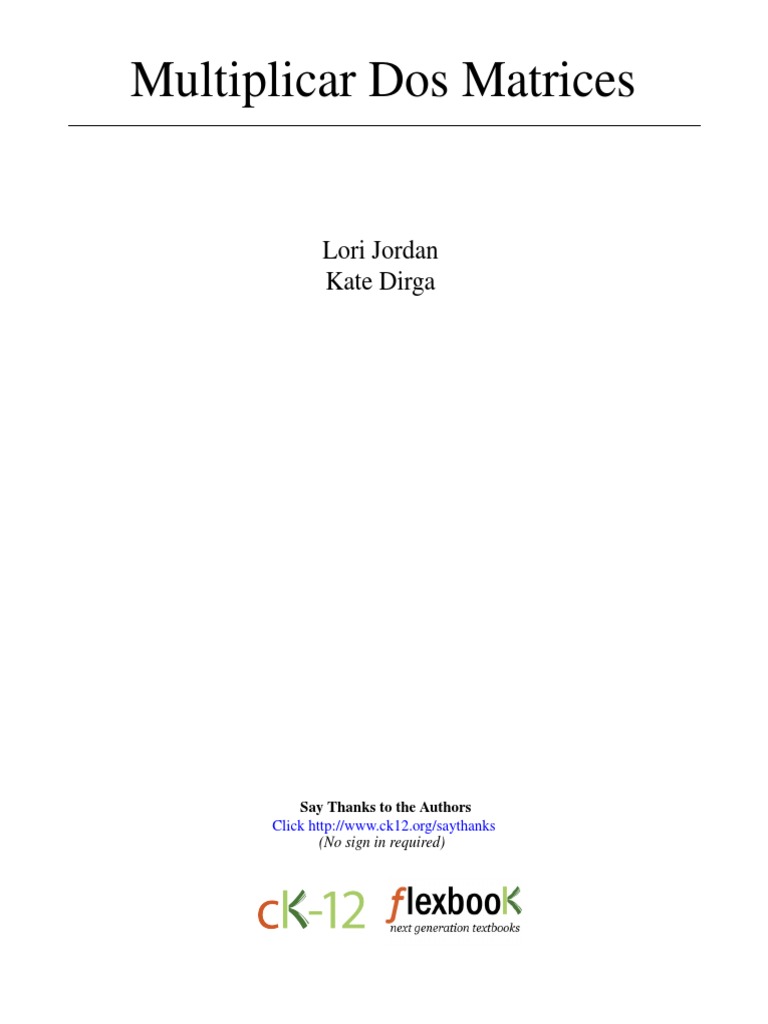 Multiplicar Dos Matrices ALG II SPN L v3 Ezo s1 | PDF | Matrix ...