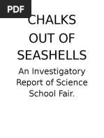 Chalk Research | PDF | Chalk | Limestone