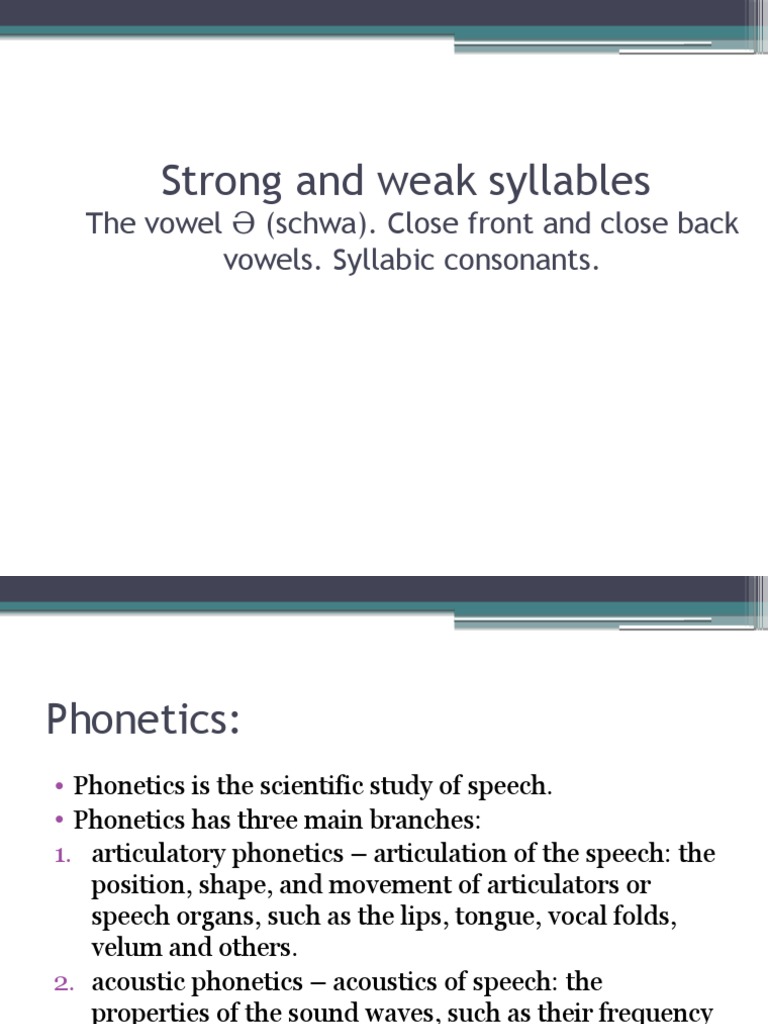 English Phonetics and Phonology - Presentation | PDF | Phonetics | Vowel