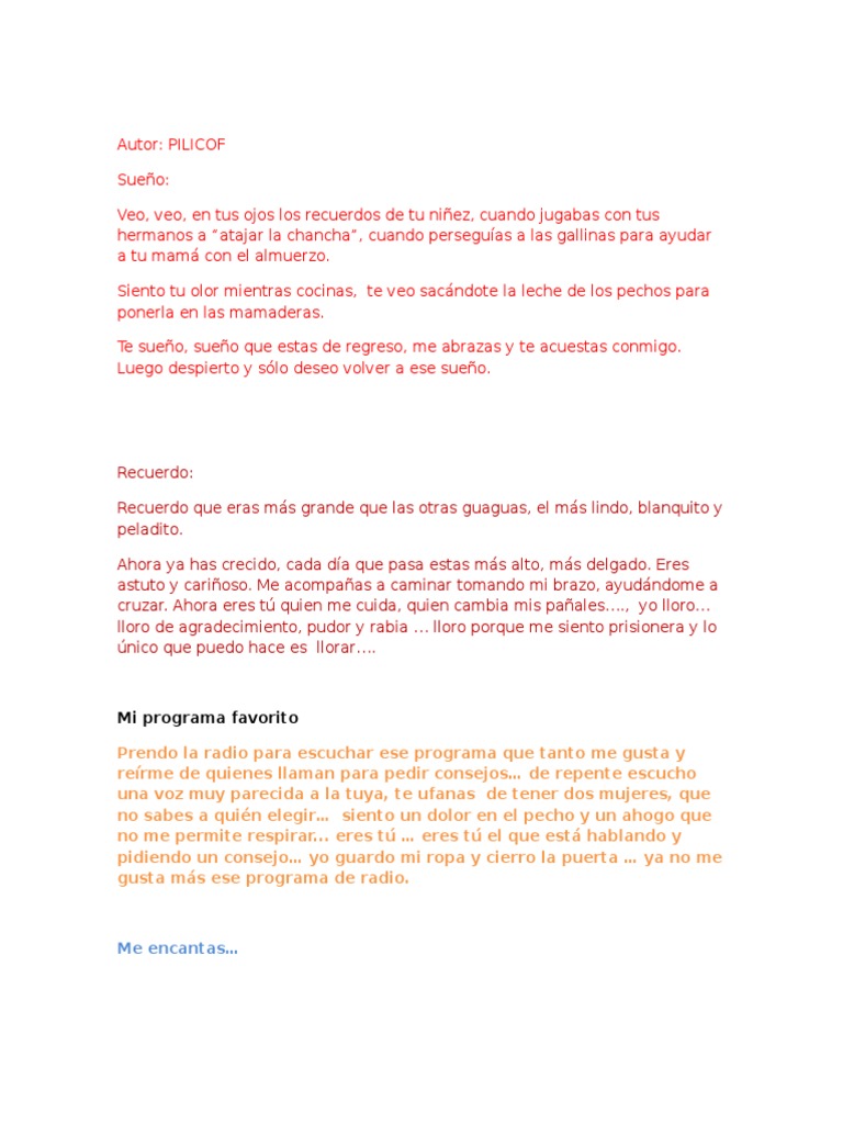 Cuentos en 100 Palabras | PDF