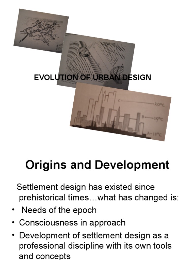 Urban Design Evolution | Download Free PDF | Urban Design | Urban Planning