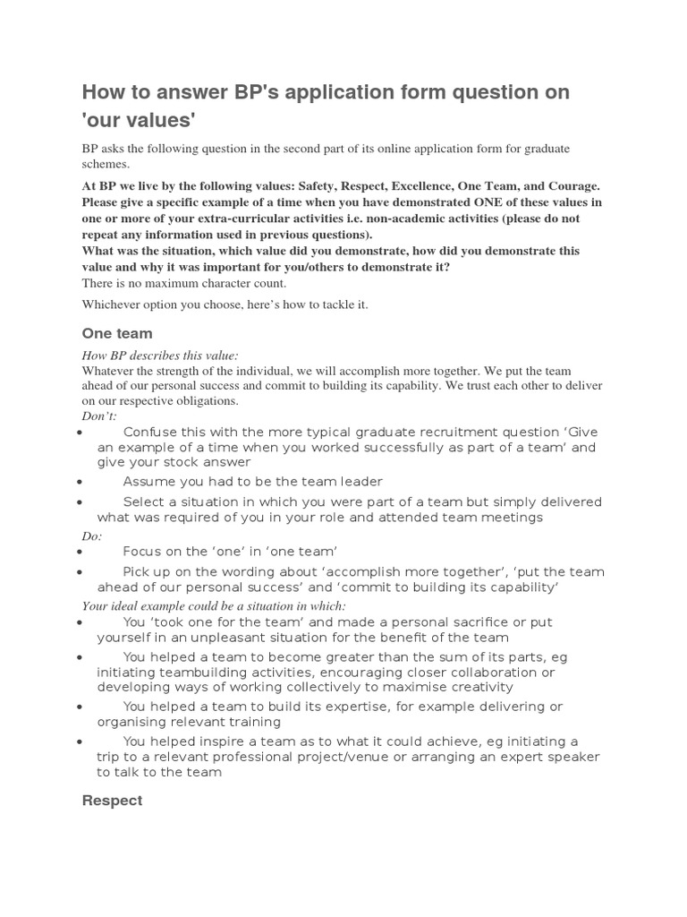 How To Answer BP Quests | PDF | Competence (Human Resources) | Bp