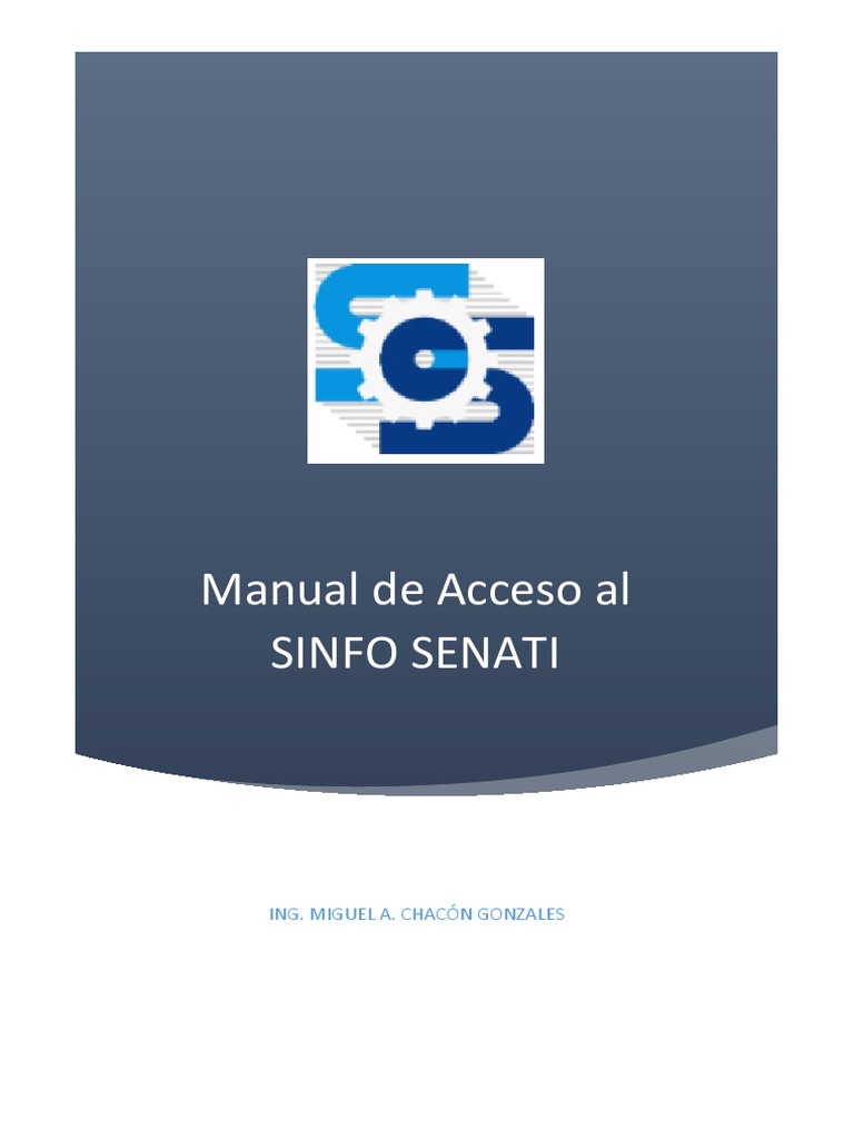 Manual Manual Sinfo Senati | PDF | Software | Informática