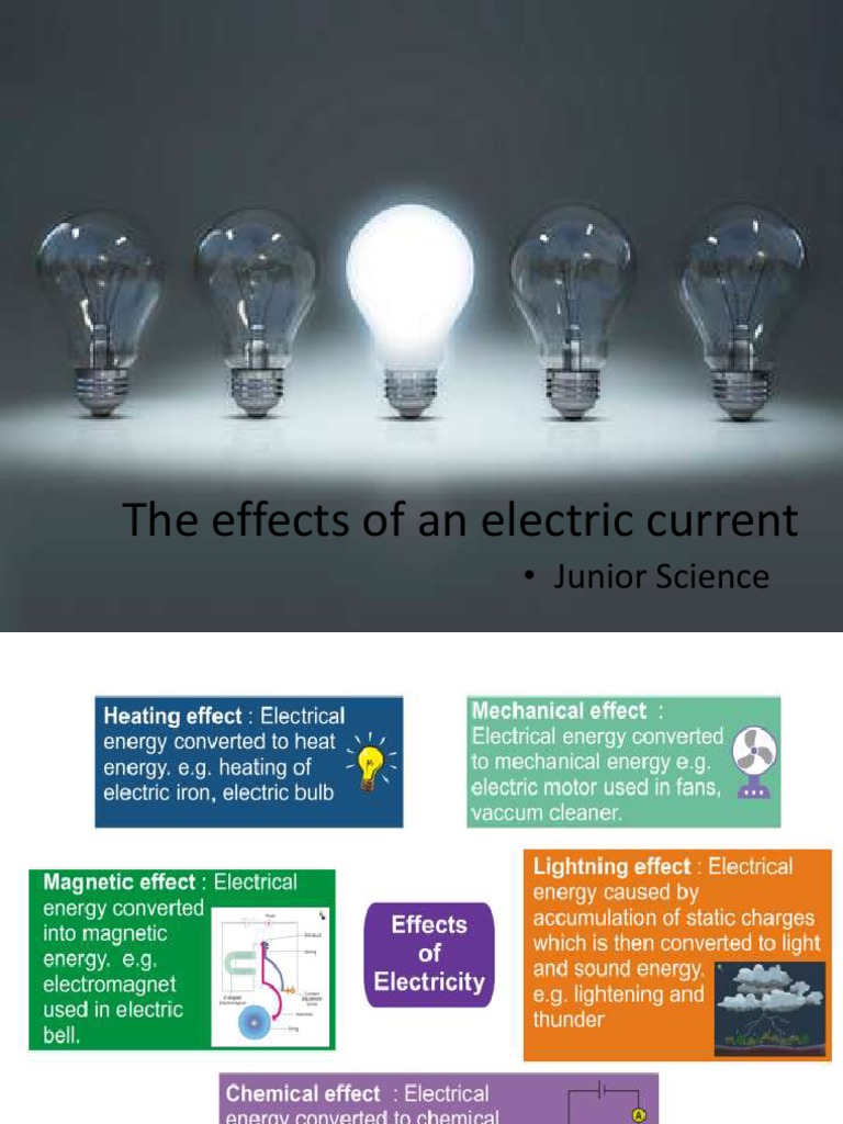 04 Electric Circuits - Effects of An Electric Current 2016 | PDF ...