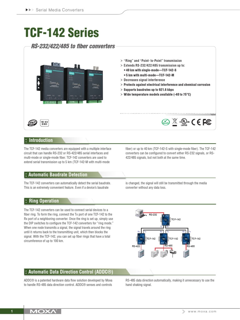 TCF-142 Series PDF | PDF | Physical Layer Protocols ...