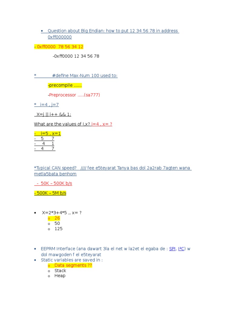 Important Valeo Qs Pdf Integer Computer Science Pointer Computer Programming