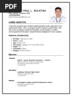 Deck Cadet Resume and Application | PDF