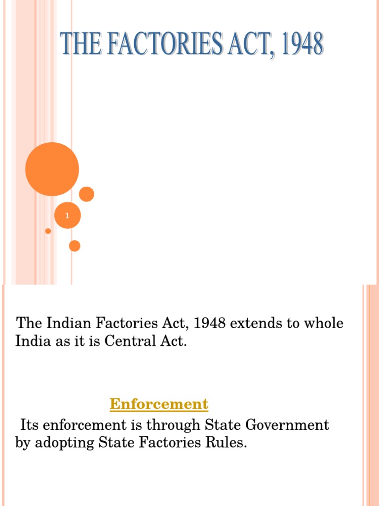 Factories Act 1948 | PDF | Fires | Firefighting